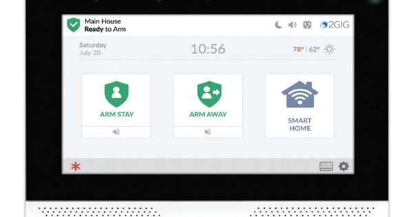 2GIG-EDG-NA-VA 2GIG EDGE Security & Home Automation Control Panel - Verizon