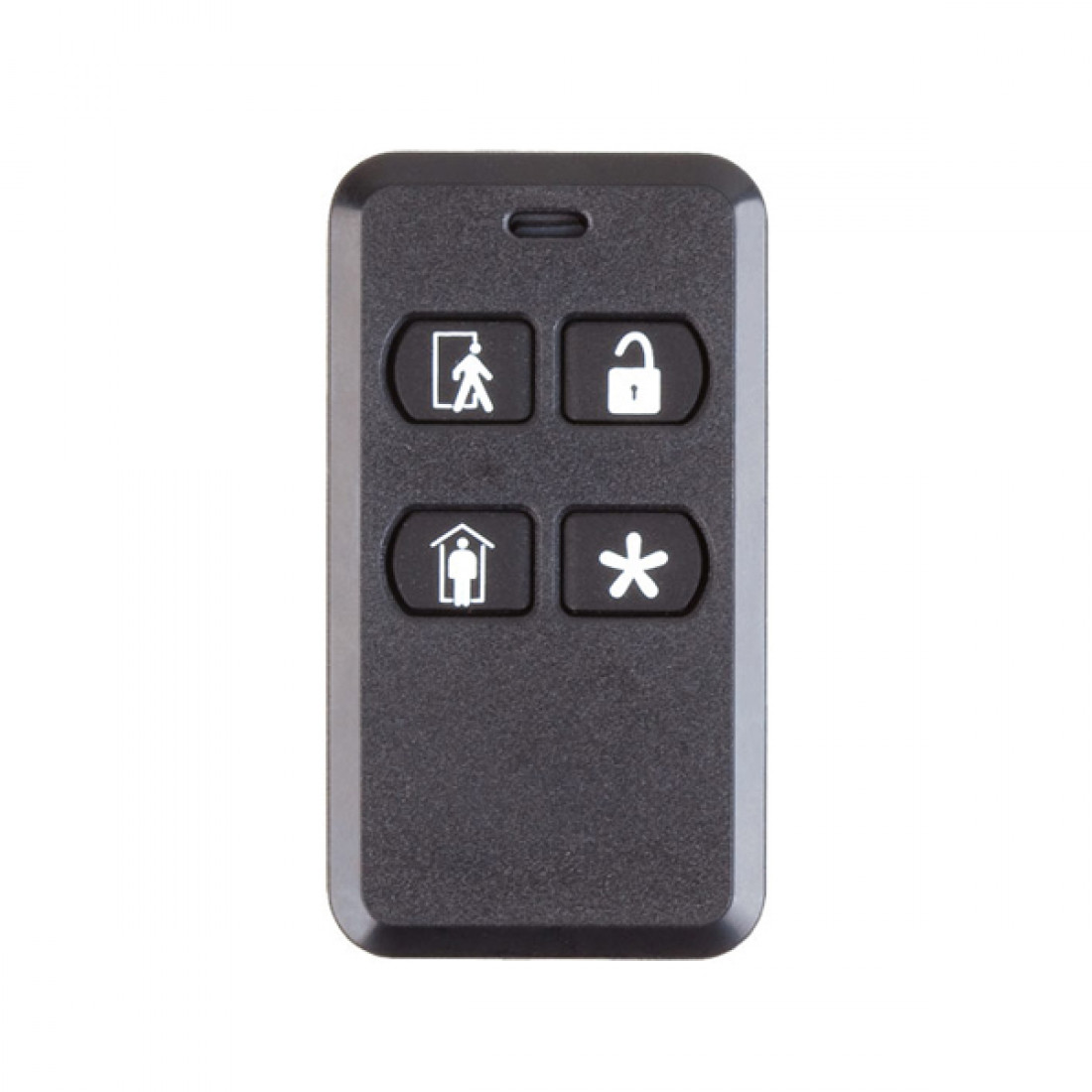 2GIG-KEY2E-345 2GIG Encrypted 4-Button Key Ring Remote for EDGE and ...