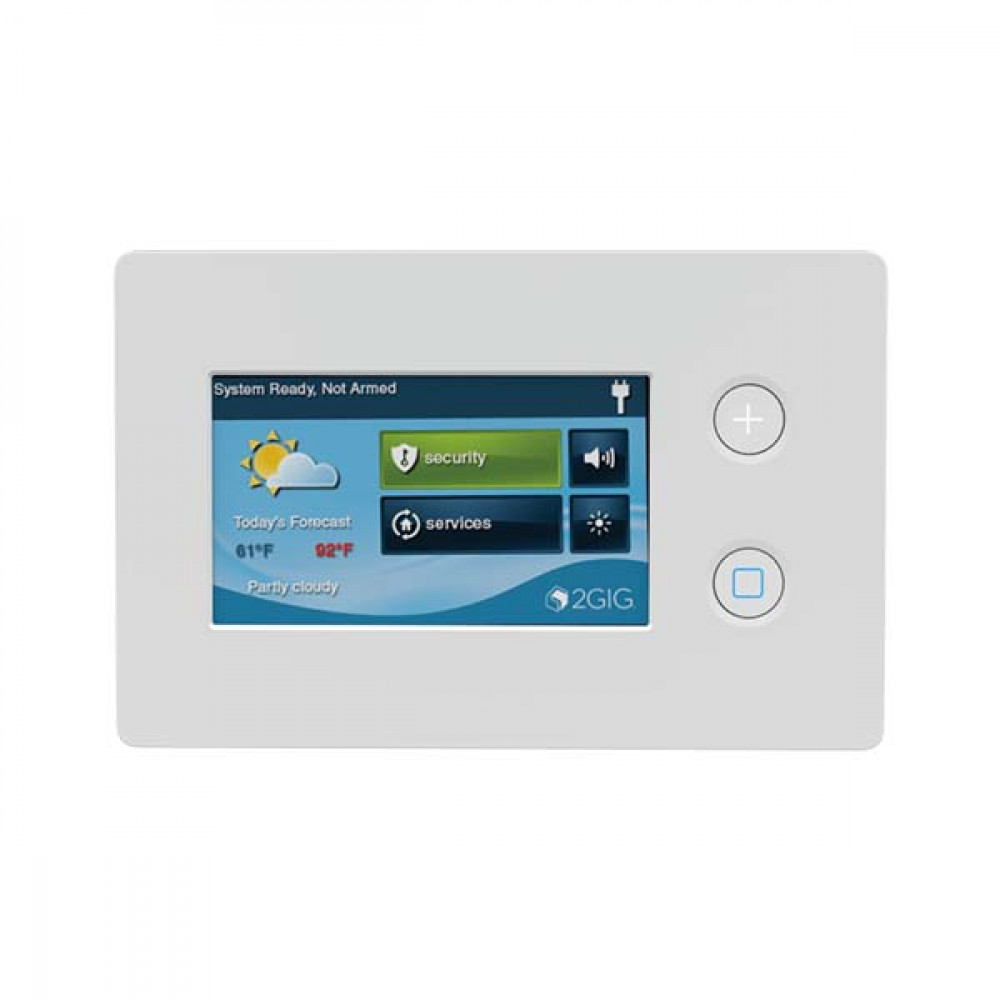 2GIG-TS2-E 2GIG GC2e Wireless Touch Screen Remote Keypad for GC2e ...